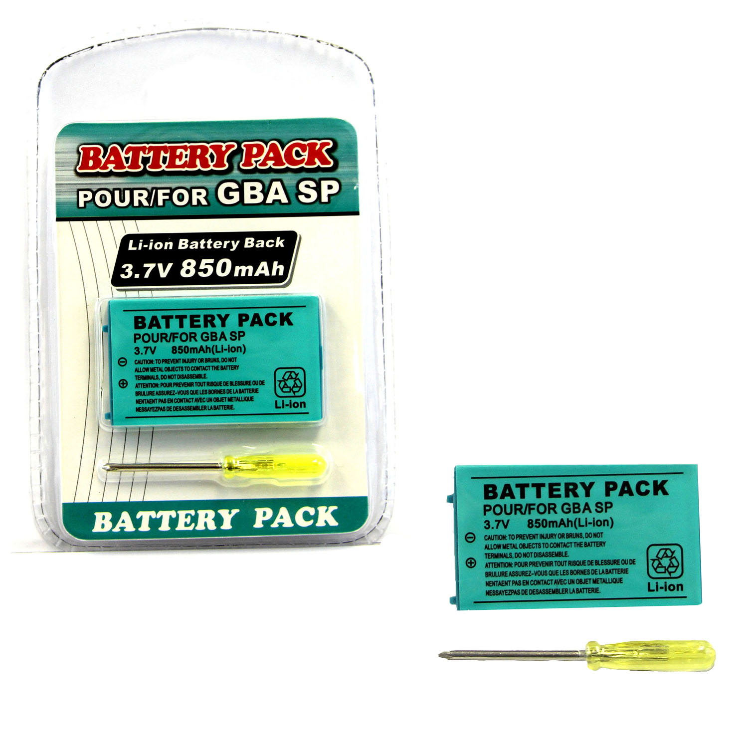 GBA SP Rechargeable Lithium Ion Battery With Screwdriver Hexir gba-sp-rechargeable-lithium-ion-battery-with-screwdriver-hexir